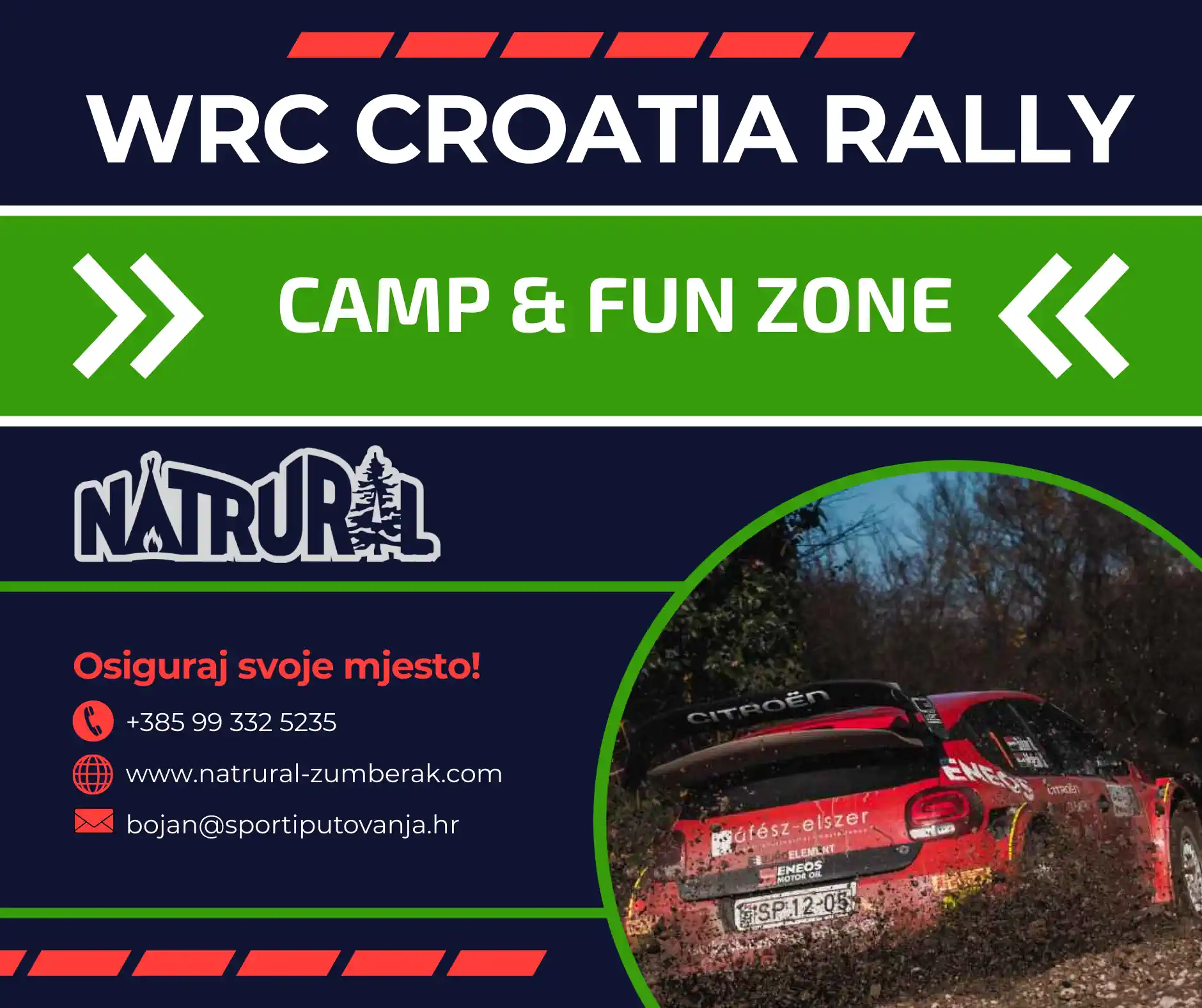 WRC Croatia 2024 Camp & Fun zone - Izletište Natrural Žumberak